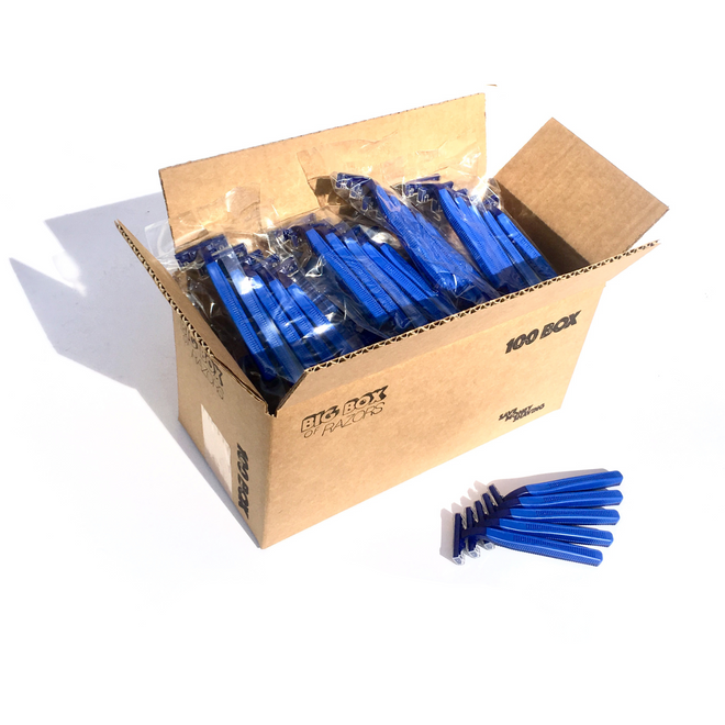 Big Box of Razors | Premium Quality Bulk Disposable Razor Supplies