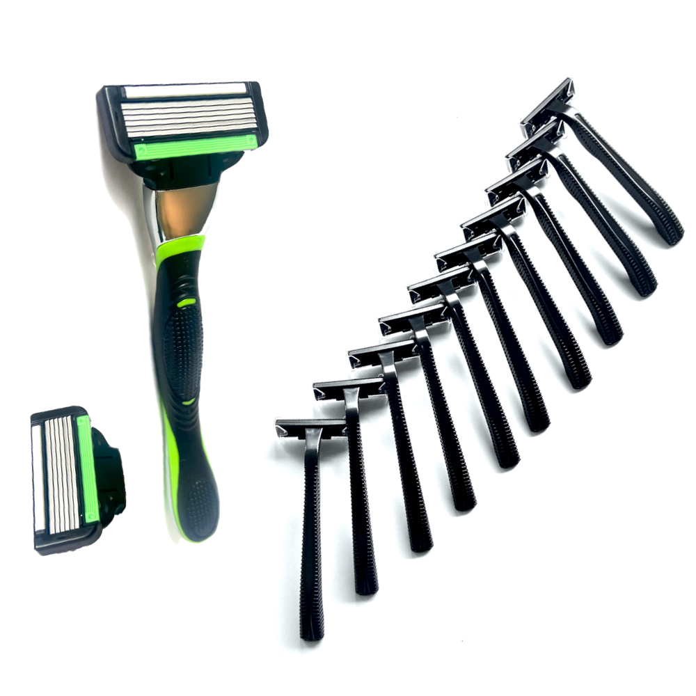 Boa Blade Precision-Trim Pack with Black Razors – Big Box of Razors