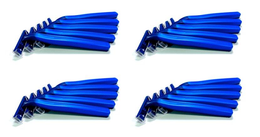 20 Box of Premium Blue Razors – Big Box of Razors